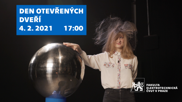 O správný náboj dne otevřených dveří na FEL ČVUT se postará robot SK8O ...